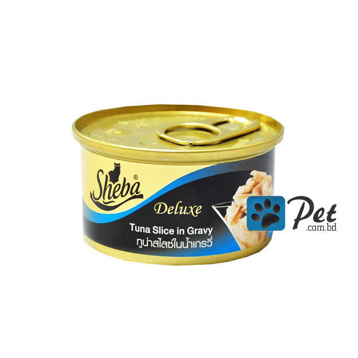 Sheba Deluxe Can - Tuna Slice in Gravy (85g) - PET.COM.BD