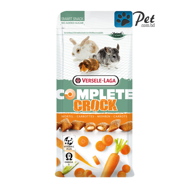 Versele-Laga Complete Crock Snack for Rabbit & Rodent - Carrot (50g ...