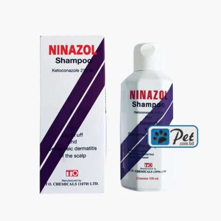 Ninazol Shampoo for Dandruff & Seborrheic Dermatitis (100ml) - PET.COM.BD