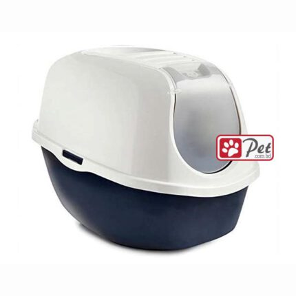 Moderna Smart Cat Enclosed Litter Box - Blueberry - PET.COM.BD