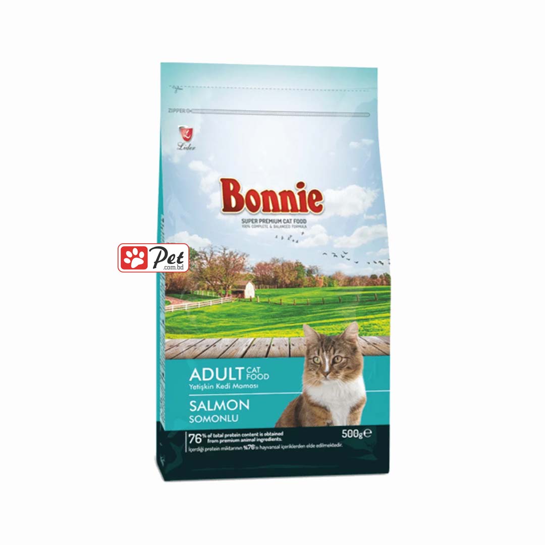 Bonnie Cat Food - Salmon (500g) - PET.COM.BD